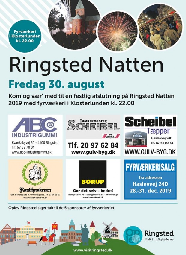 Fyrværkeri til Ringsted Natten - Ringsted Netavis